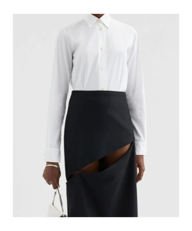 JIL SANDER Jil Sander Lightweight Poplin Shirt with Classic Collar